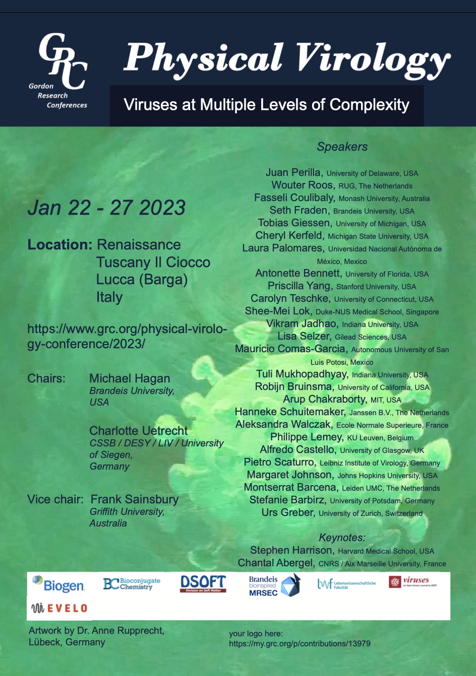 Gordon Research Conference (GRC) Physical Virology - Viren auf ...
